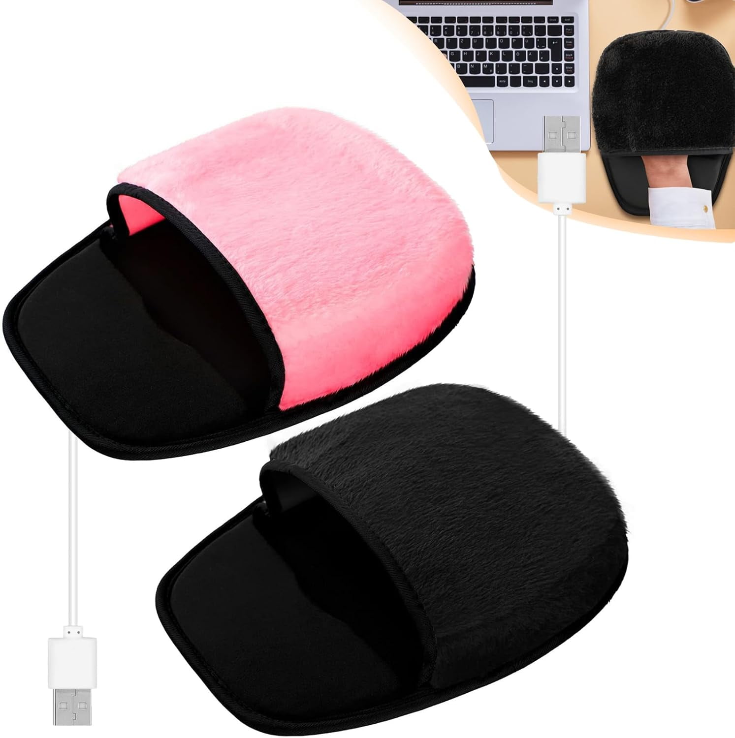 Heated Mouse Pad Hand Warmer, USB Hand Warmer Mouse Pad for Desk ...