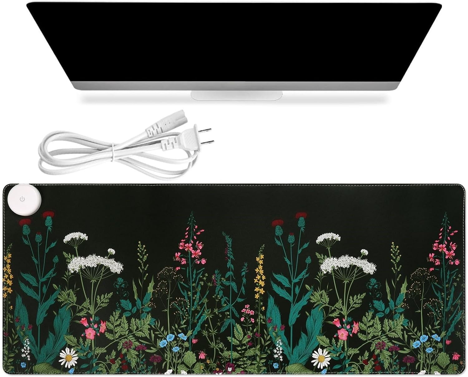 Heated Mouse Pad Hand Warmer, XXL Mousepad Heated Desk Pad, Electric ...