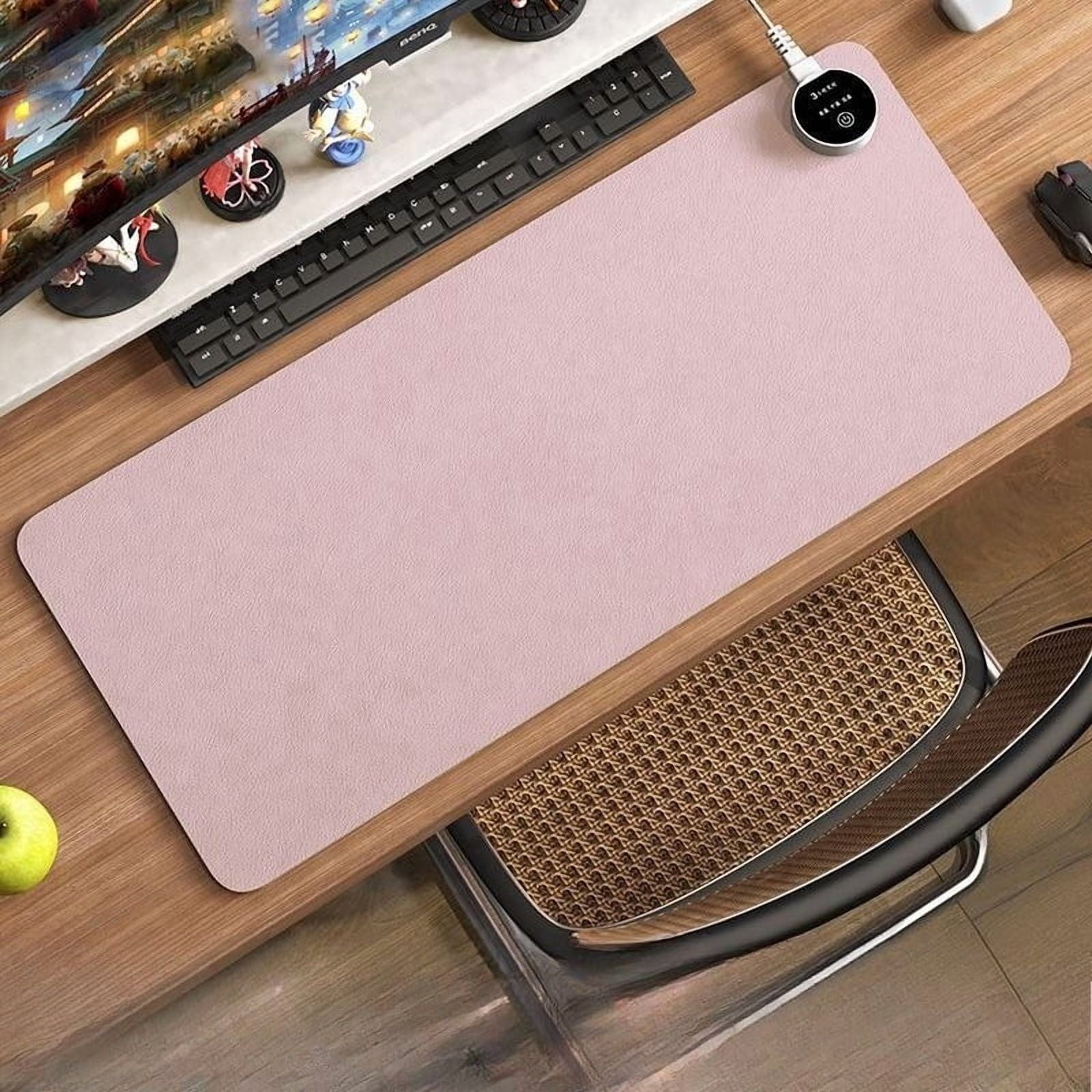 Heated Mouse Pad, XL Big Desk Pad with 4 Heating Levels & 4 Auto Shut ...