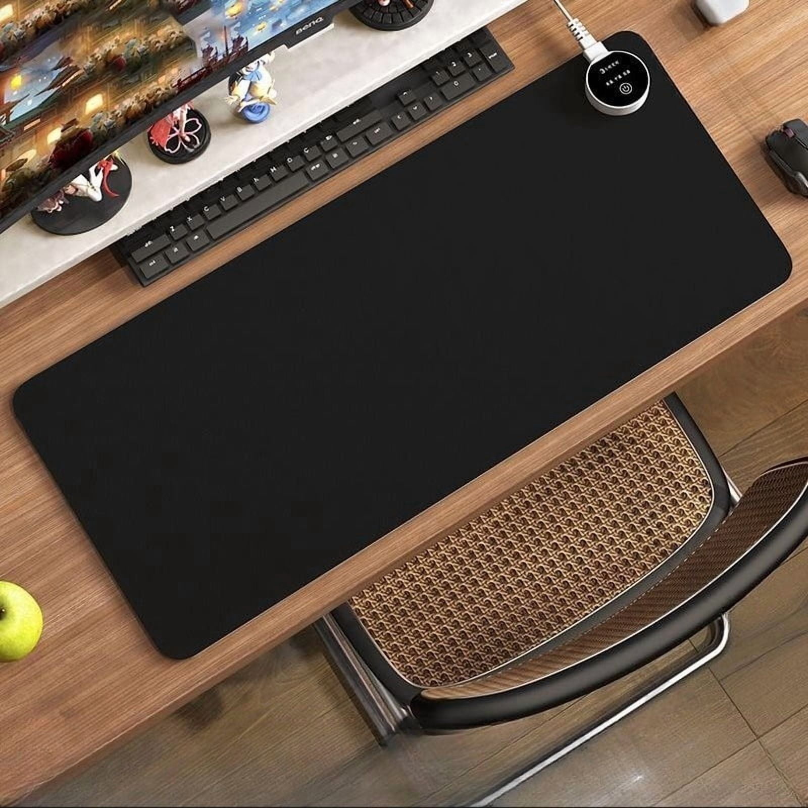 Heated Mouse Pad, XL Big Desk Pad with 4 Heating Levels & 4 Auto Shut ...