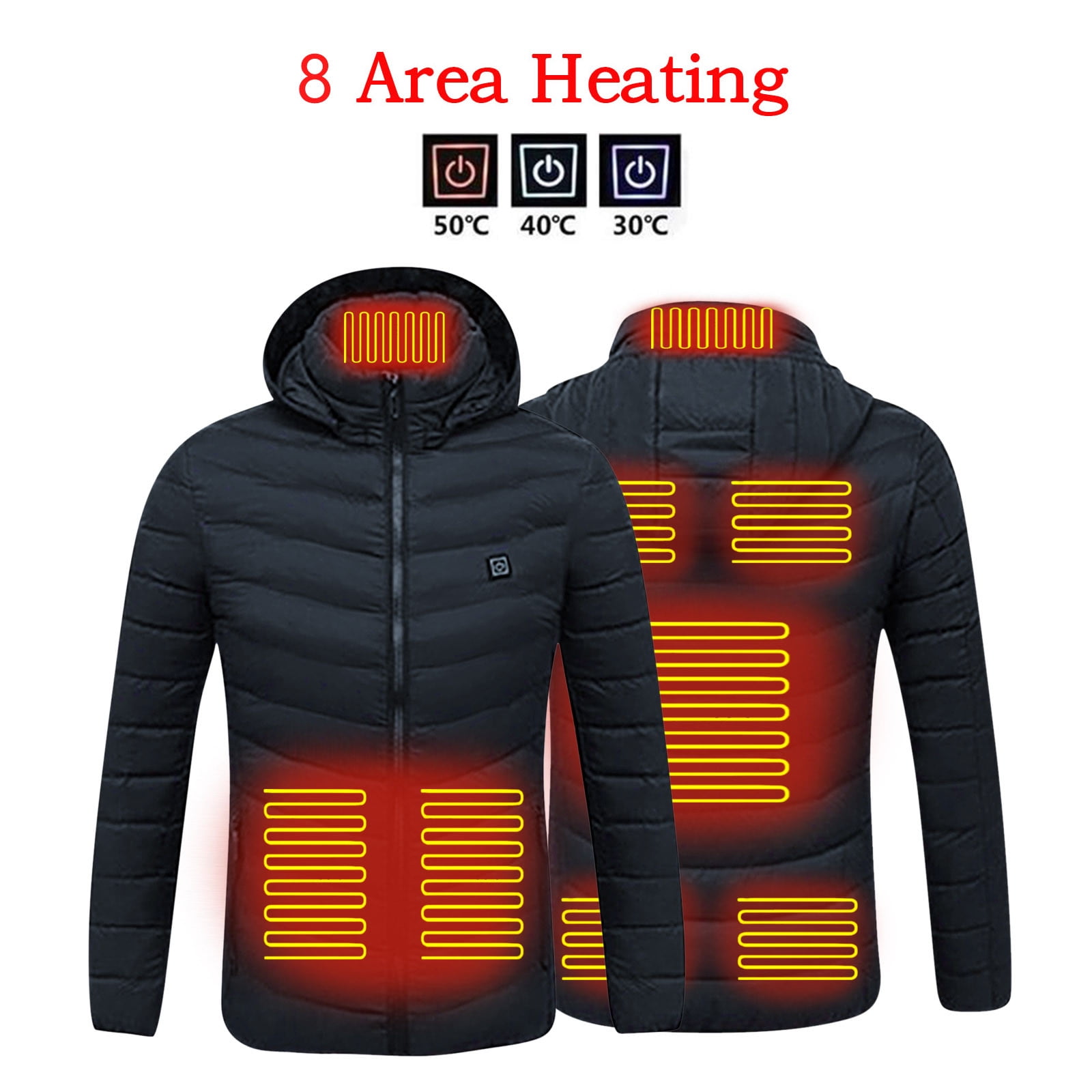 Heated Outdoor Clothing For Riding Skiing Fishing Via Heated Coat ...