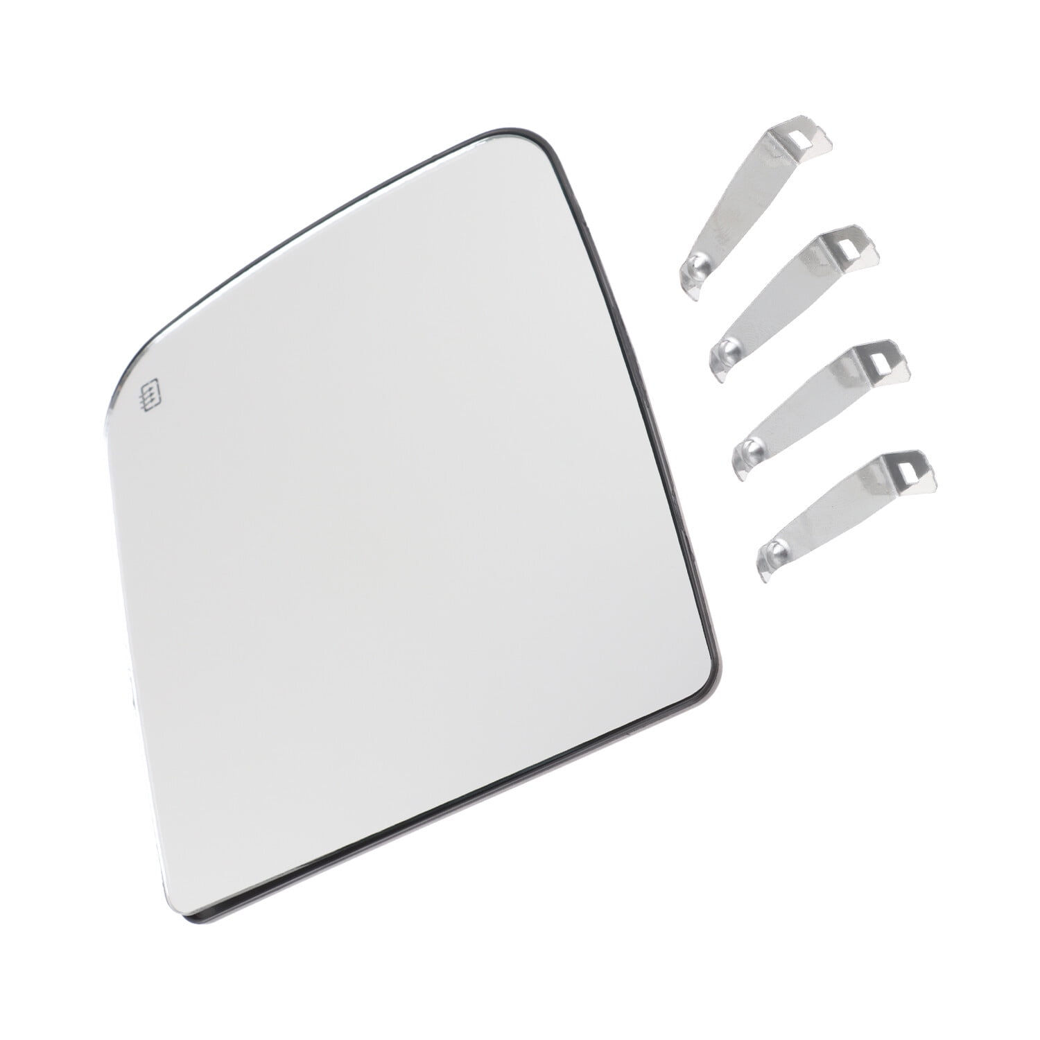 Heated Passenger Side Inner Side View Mirror Glass for 2011-18 Ram 3500 ...