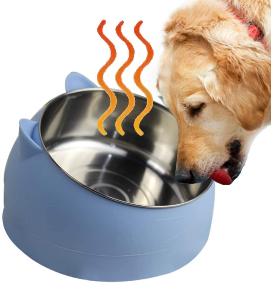 Heated Pet Bowl,Dog Heating Bowl for Indoor Outdoor Stainless Steel Dog ...