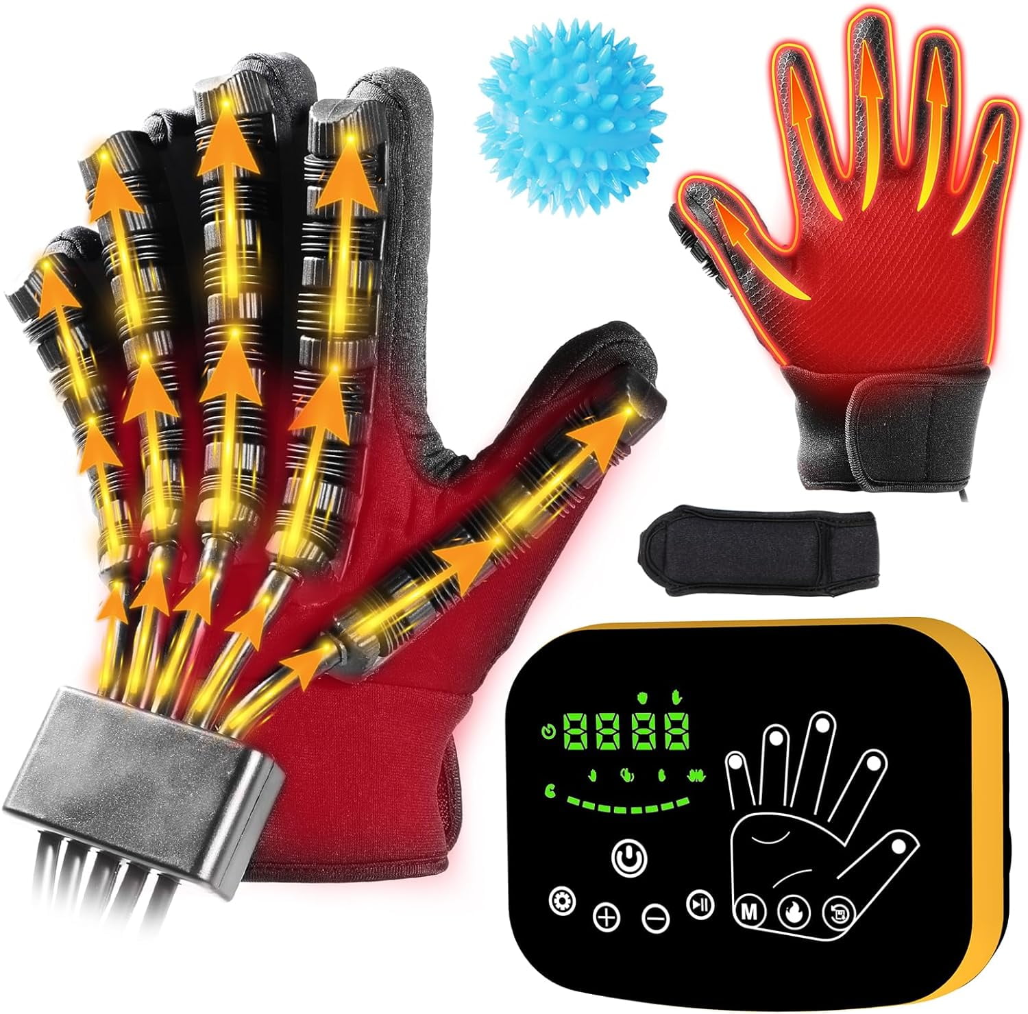 Heated Rehabilitation Robot Gloves for Stroke, Hemiplegia, Cerebral ...