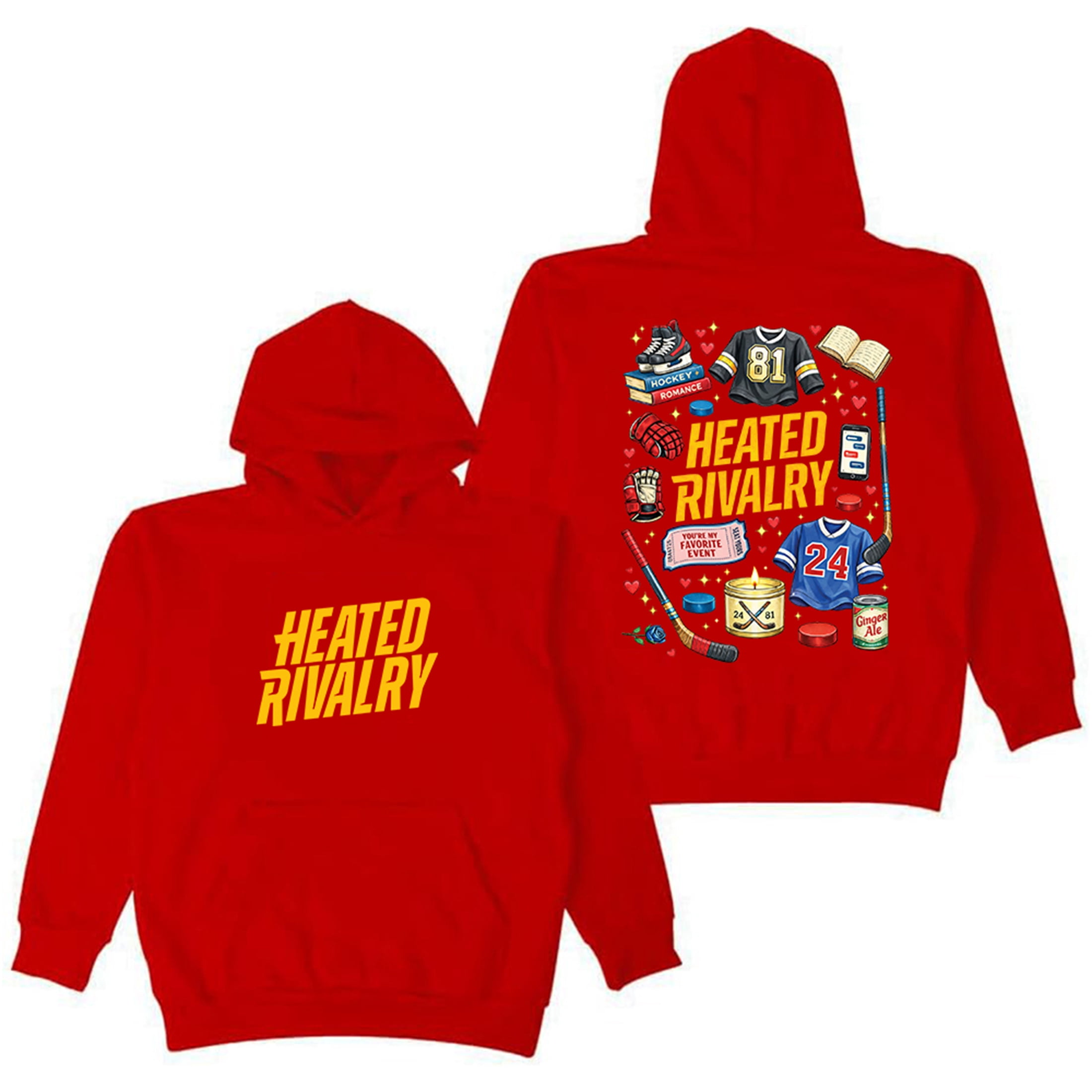 Heated Rivalry Hoodie Tv Show Merch Long Sleeve Streetwear Women Men ...