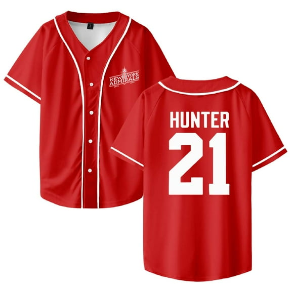 Heated Rivalry Hunter 21 Merch Baseball Jersey Shirt V-Neck Women Men ...