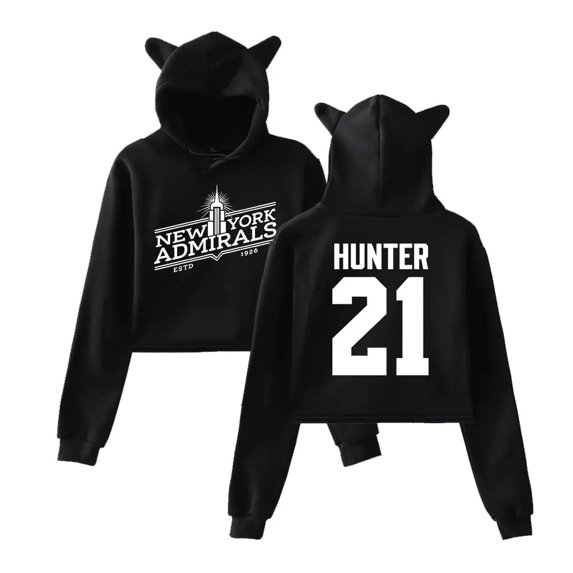 Heated Rivalry Hunter 21 Merch Cat Ears Hooded Long Sleeve Unisex ...