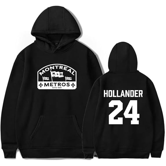 Heated Rivalry Merch Hollander #24 Fashion Long Sleeve Hoodie Unisex ...