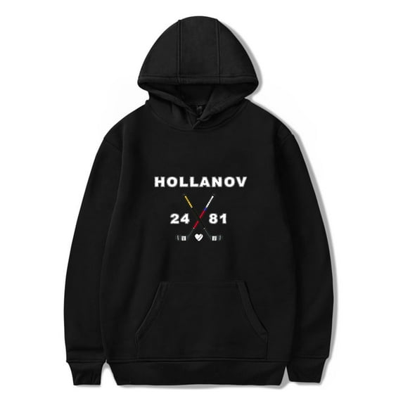 Heated Rivalry Merch Hollanov Character Heart Hoodie Long Sleeve ...