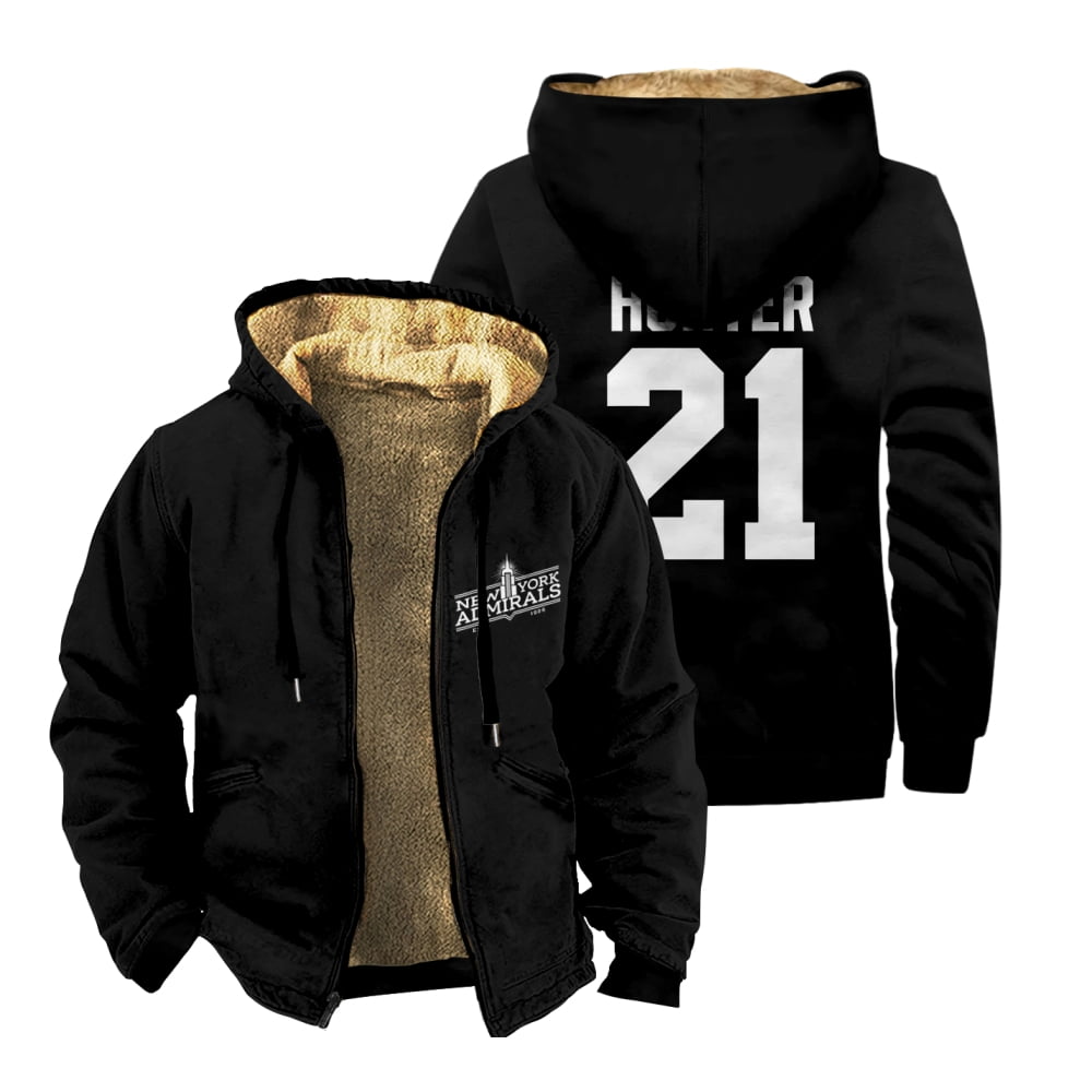 Heated Rivalry Merch Scott Hunter 21 Zip Up Jacket Long Sleeve Winter ...