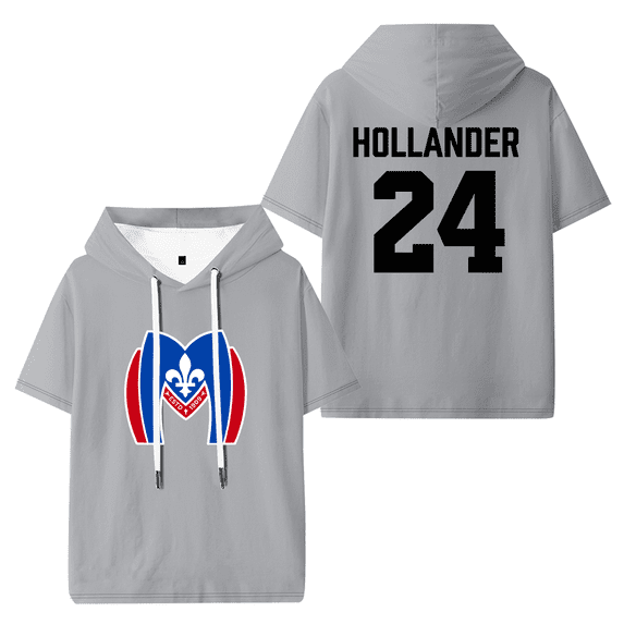 Heated Rivalry Merch Shane Hollander Hooded T-shirt Unisex Short Sleeve ...
