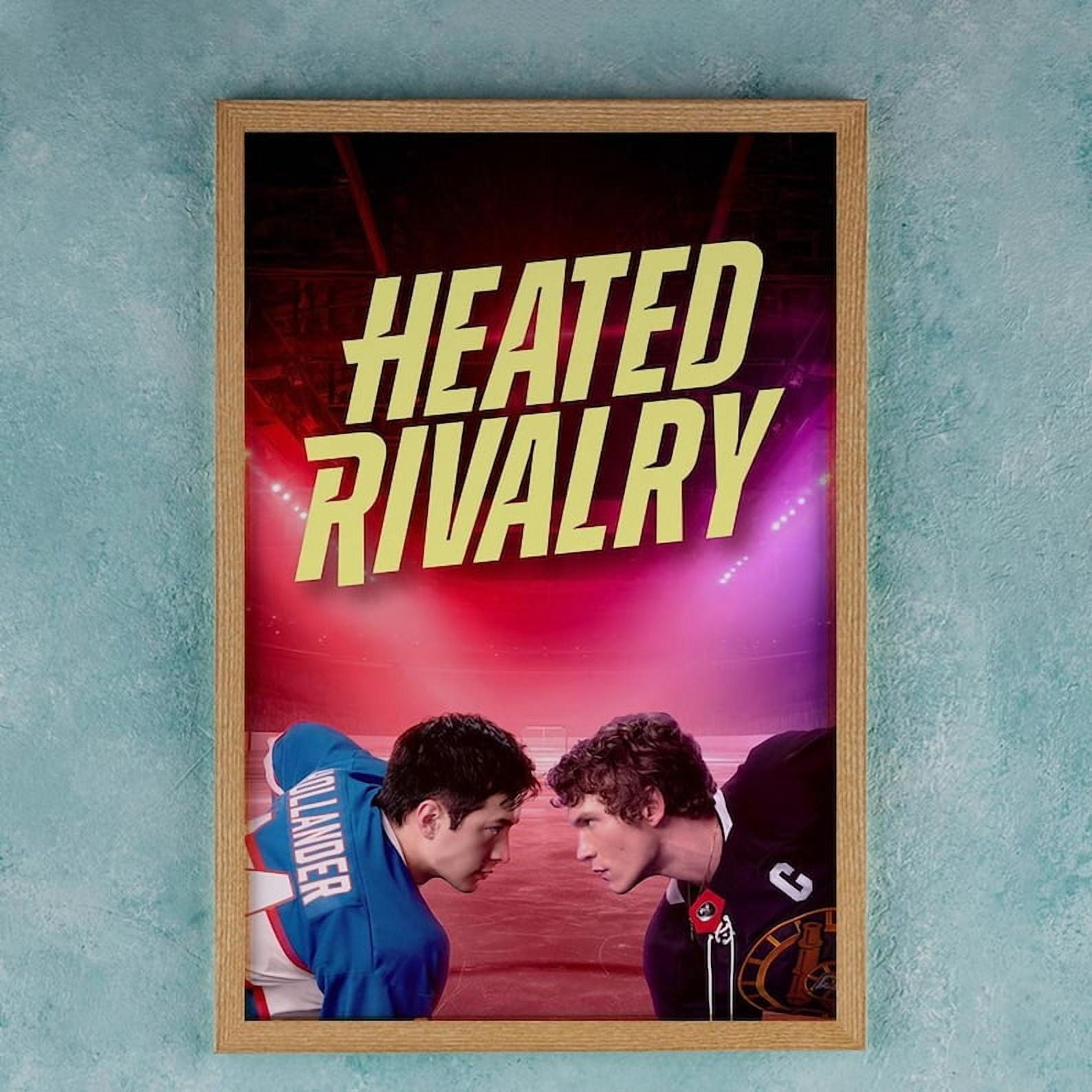 Heated Rivalry Movie Poster Hockey Face Off Wall Art Decor Film Poster ...