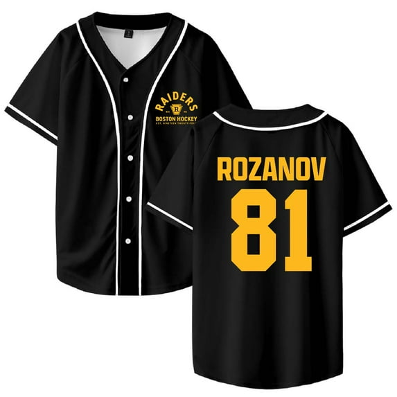 Heated Rivalry Rozanov 81 Merch Baseball Jersey Shirt V-Neck Women Men ...