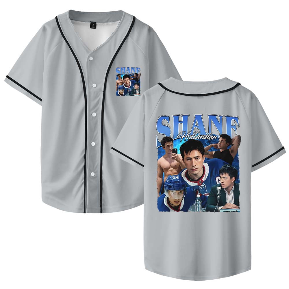 Heated Rivalry Shane Hollander Baseball Jersey Shirt V-Neck Women Men ...