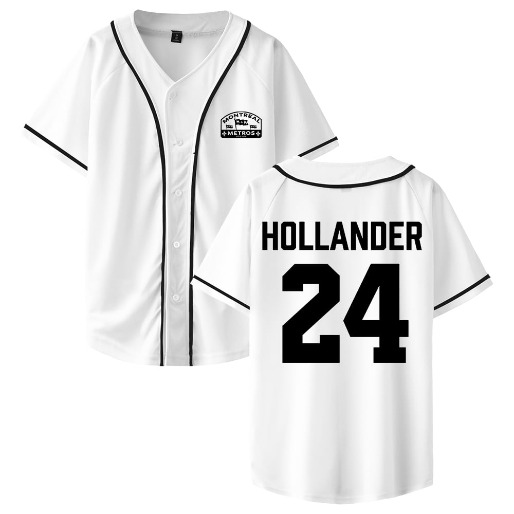 Heated Rivalry Shane Hollander Baseball Jersey Short Sleeve Button-up ...