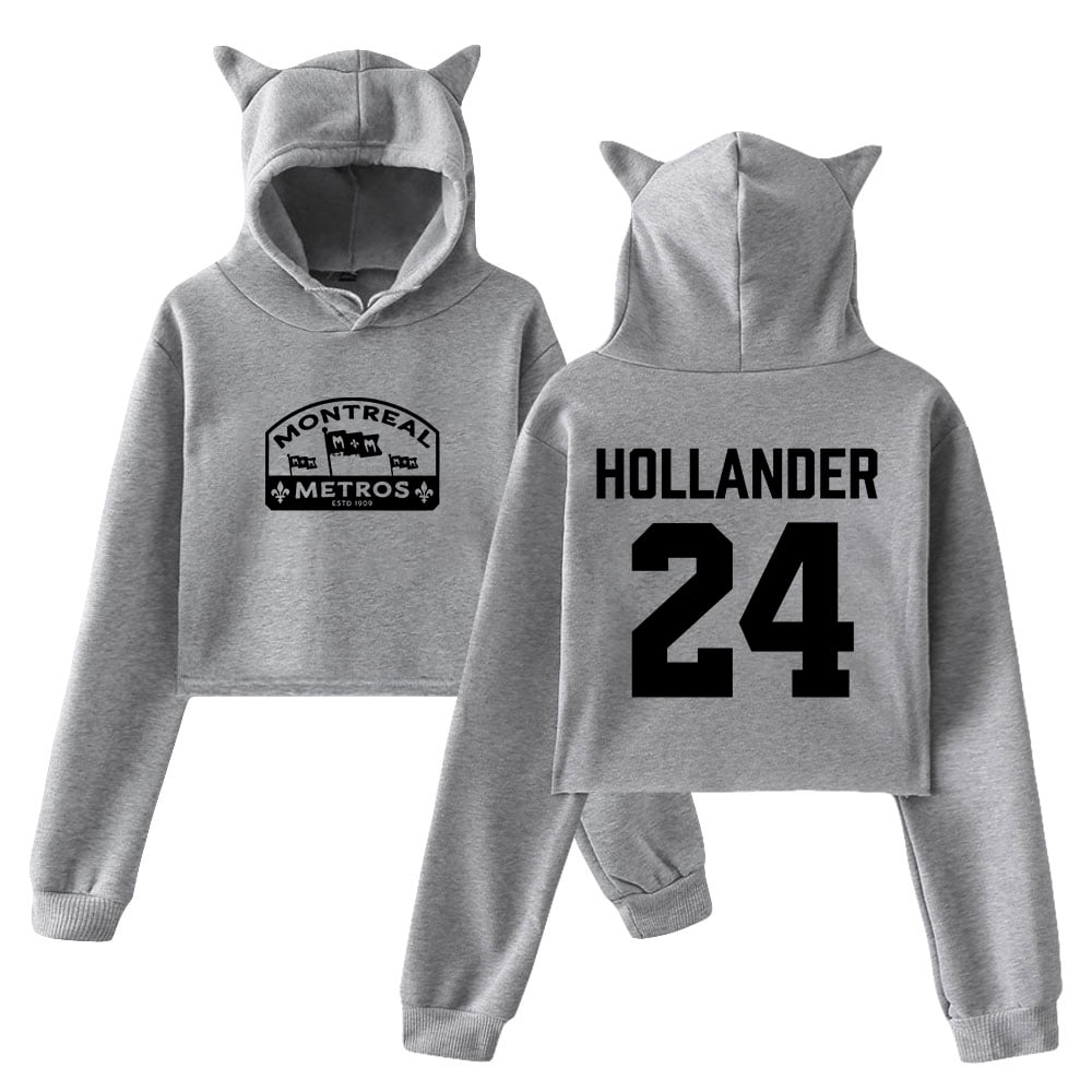 Heated Rivalry Shane Hollander Hoodie Cat Ears Hooded Sweatshirt Long ...