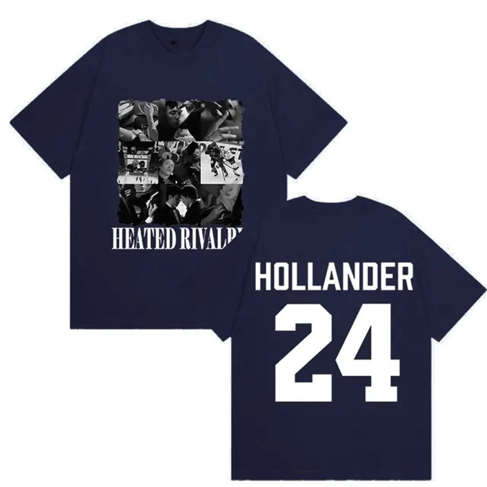 Heated Rivalry T Shirt Graphic Tee Short Sleeve T Shirt with Front ...