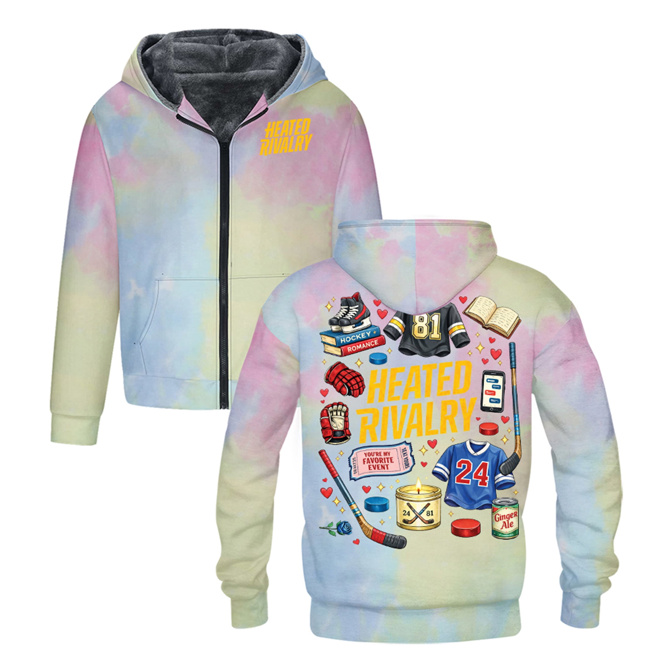 Heated Rivalry Tv Hooded Jacket Parkas Long Sleeve Outerwear Coat Women ...