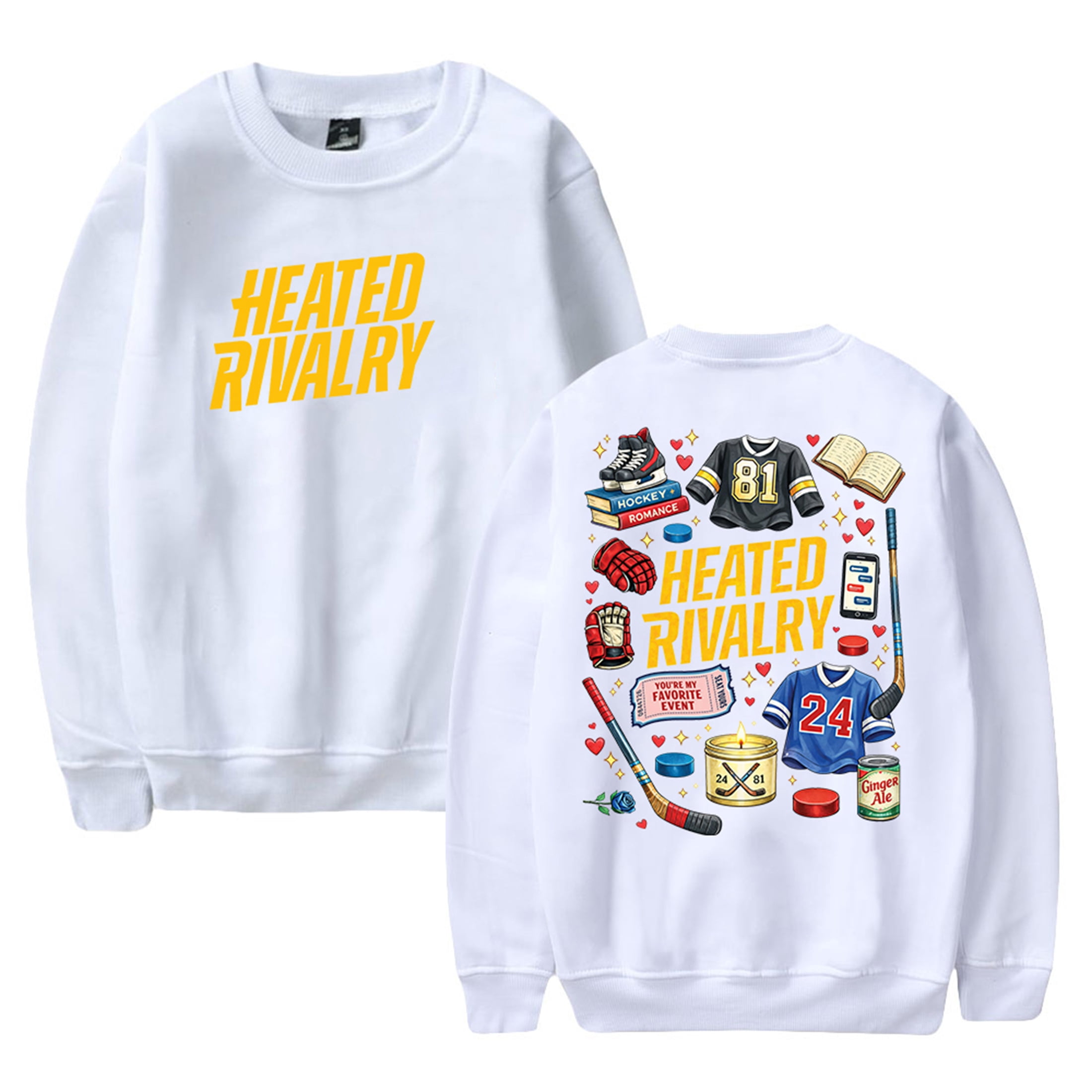 Heated Rivalry Tv Show Merch Crewneck Long Sleeve Streetwear Women Men ...