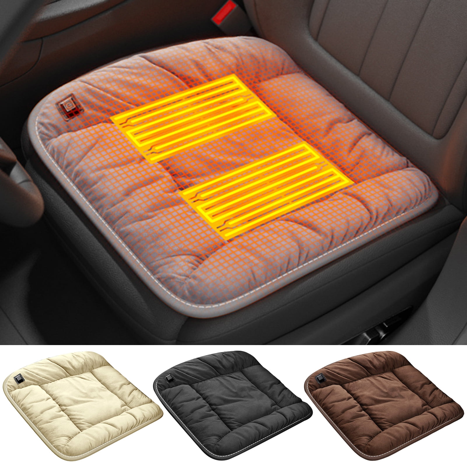Heated Seat Cushion, Office Chair Cushions Butt Pillow for Long Sitting ...