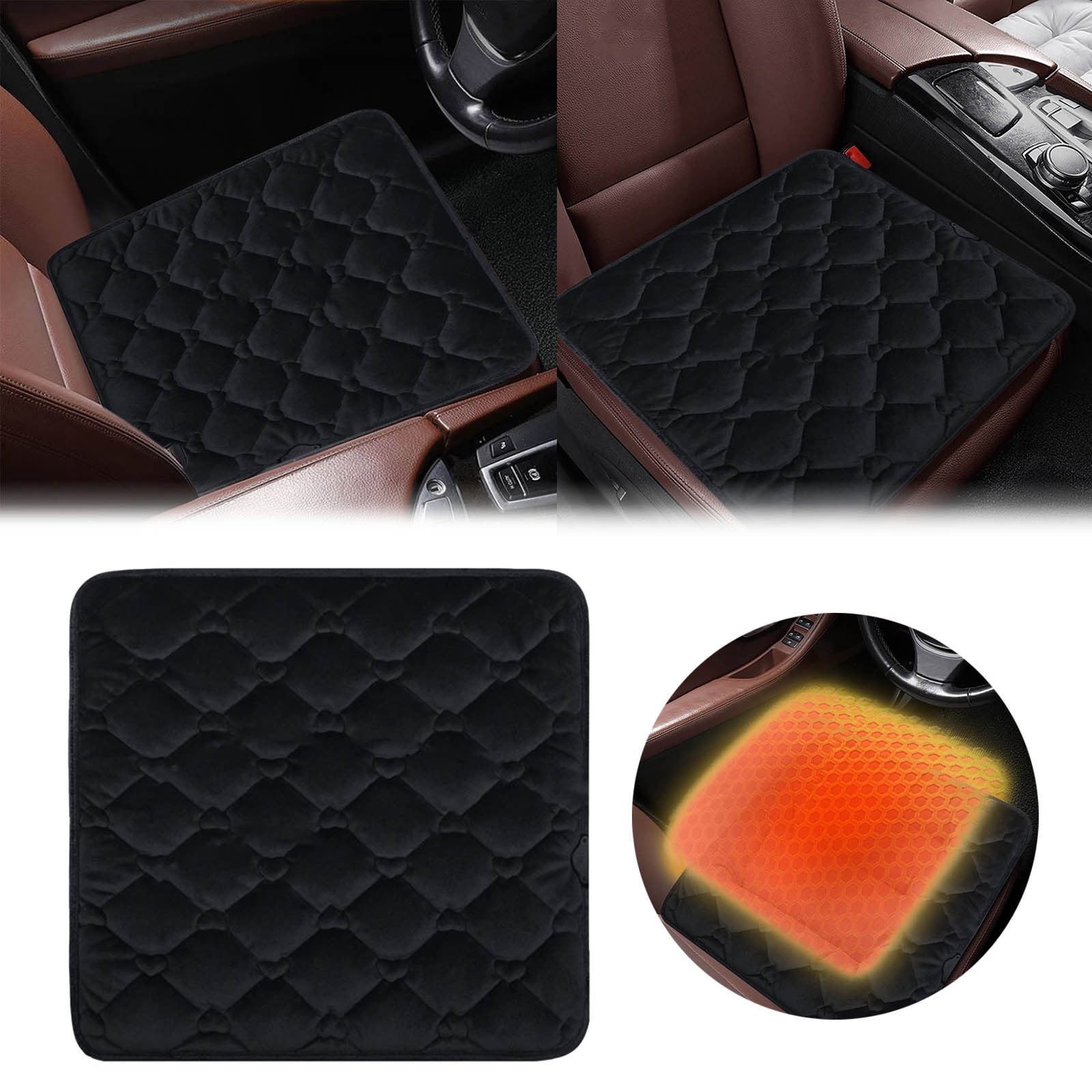 Heated Seat Cushion, Portable Seat Warmer for Office Chair Outdoor ...