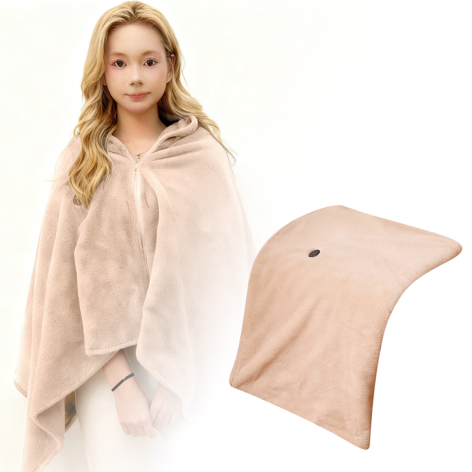 Heated Shawl Wrap Blanket with Advanced Fast Warming Technology and ...