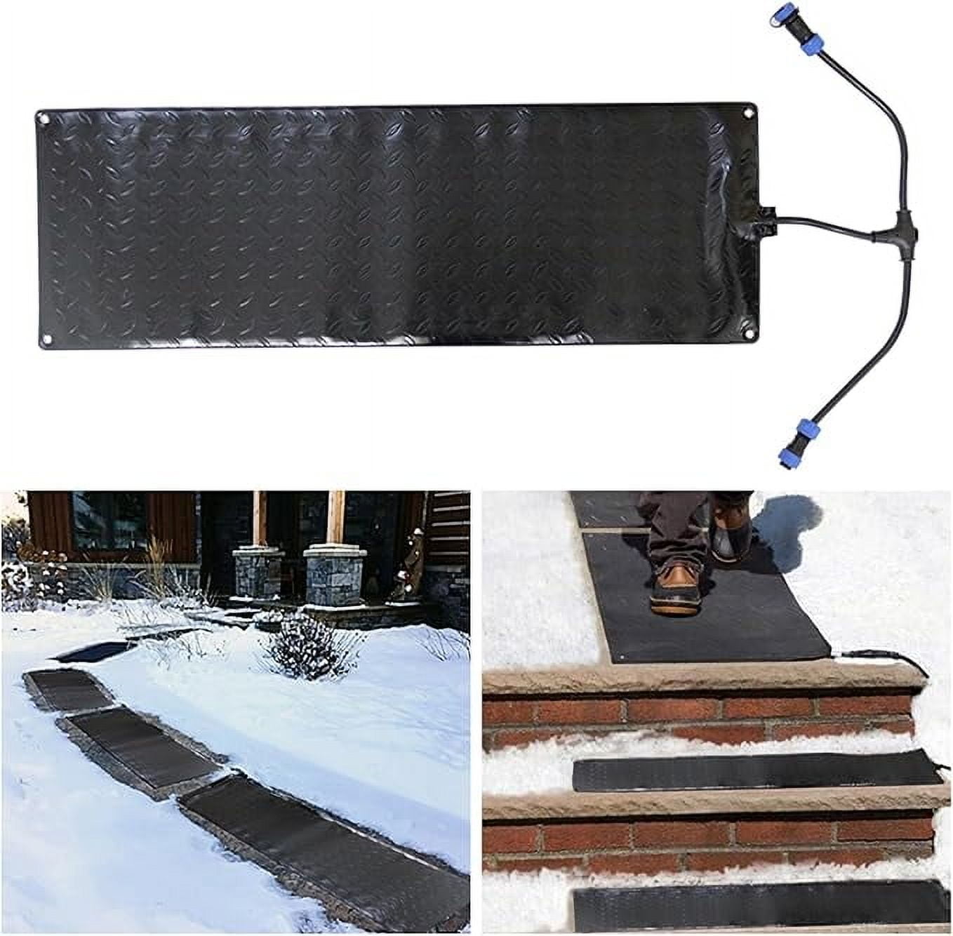 Heated Snow Melting Mats Heated Outdoor Mats - Electric Snow Melting ...