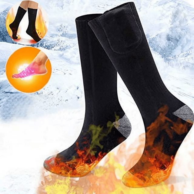 Heated Socks for Men Women, YITUMU Unisex Electric Heated Socks ...
