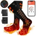 ULTPEAK Heated Socks with App Control, 7.4V Electric, Battery ...