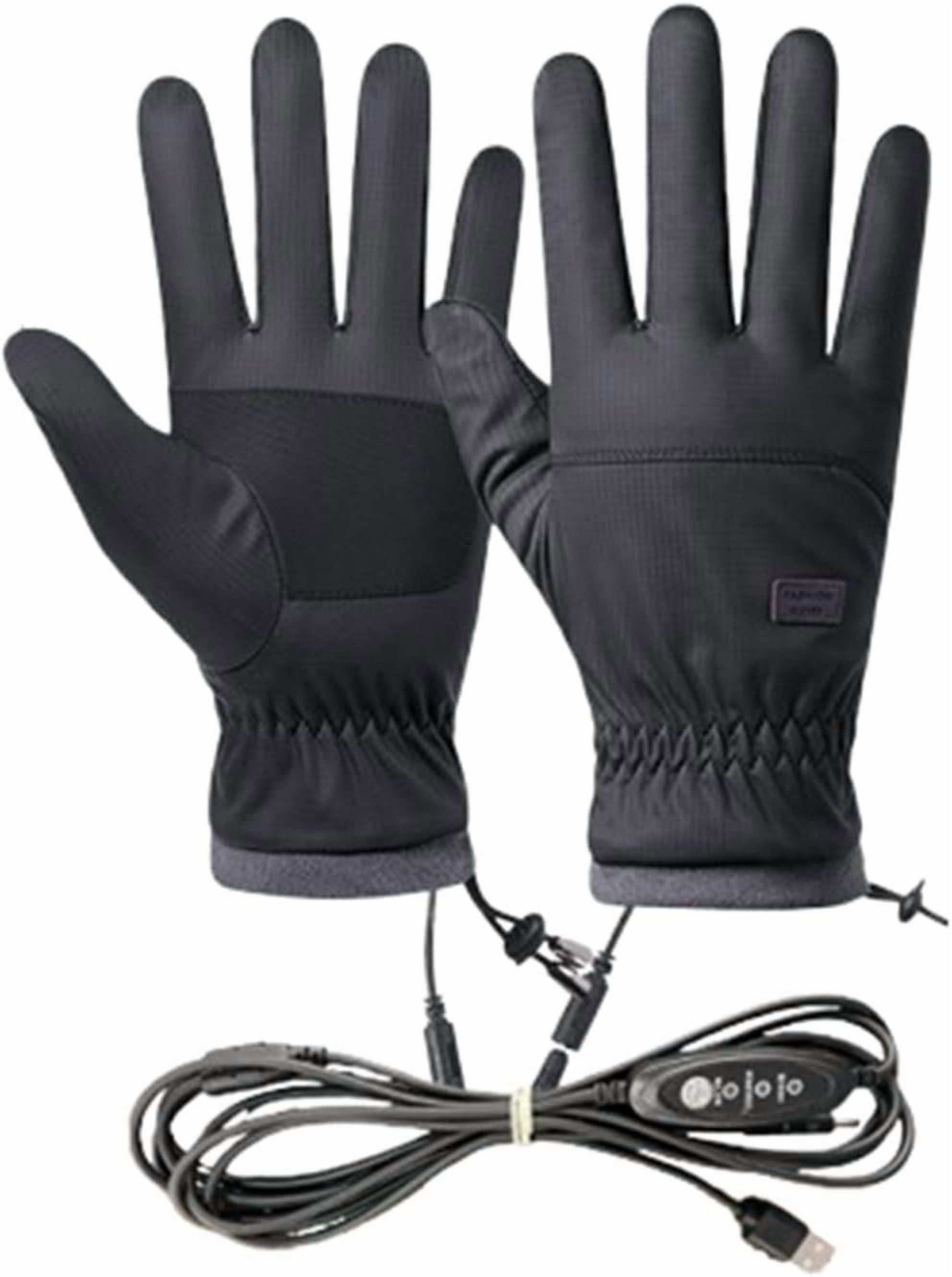 Heated USB Gloves,Winter Hand Warmers,Adjustable Temperature Gloves ...