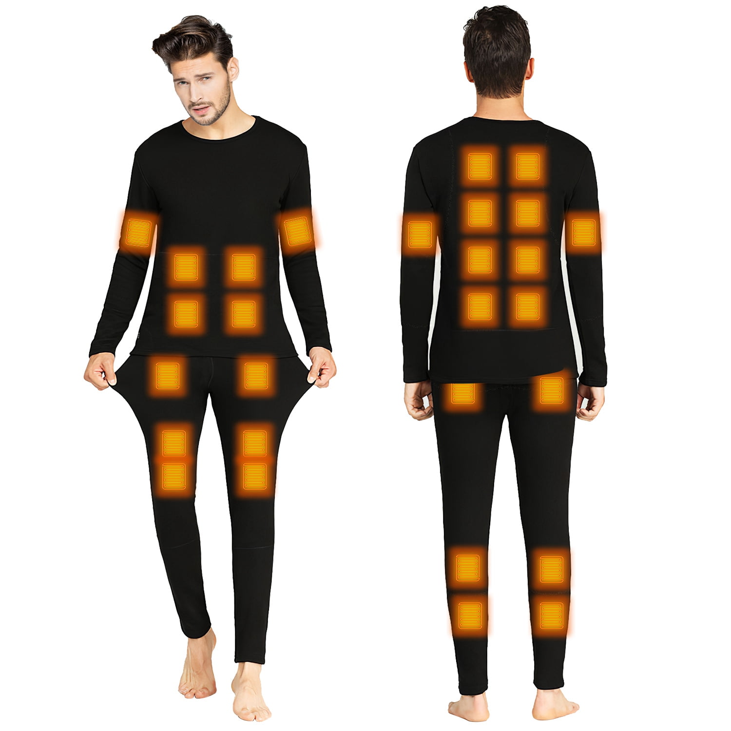 Heated Underwear for Men, iMounTEK Heated Thermal Underwear Set ...