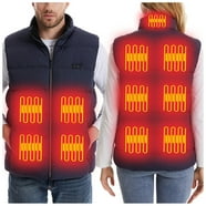 ORORO Men's Electric Warming Fleece Vest with Functional Weather ...