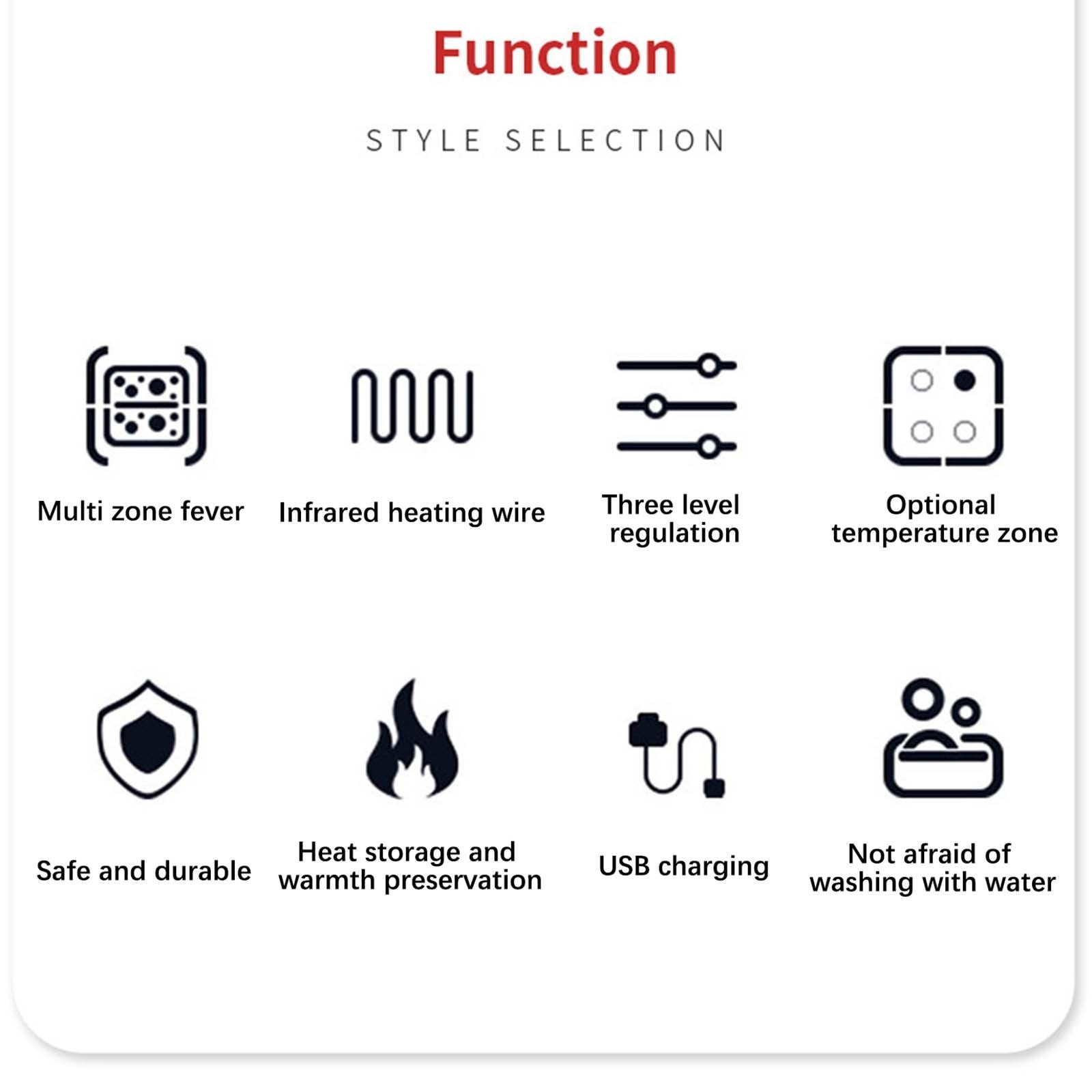 Heated Vest USB Heating Heating Thermostatic Heating Clothing Heating ...