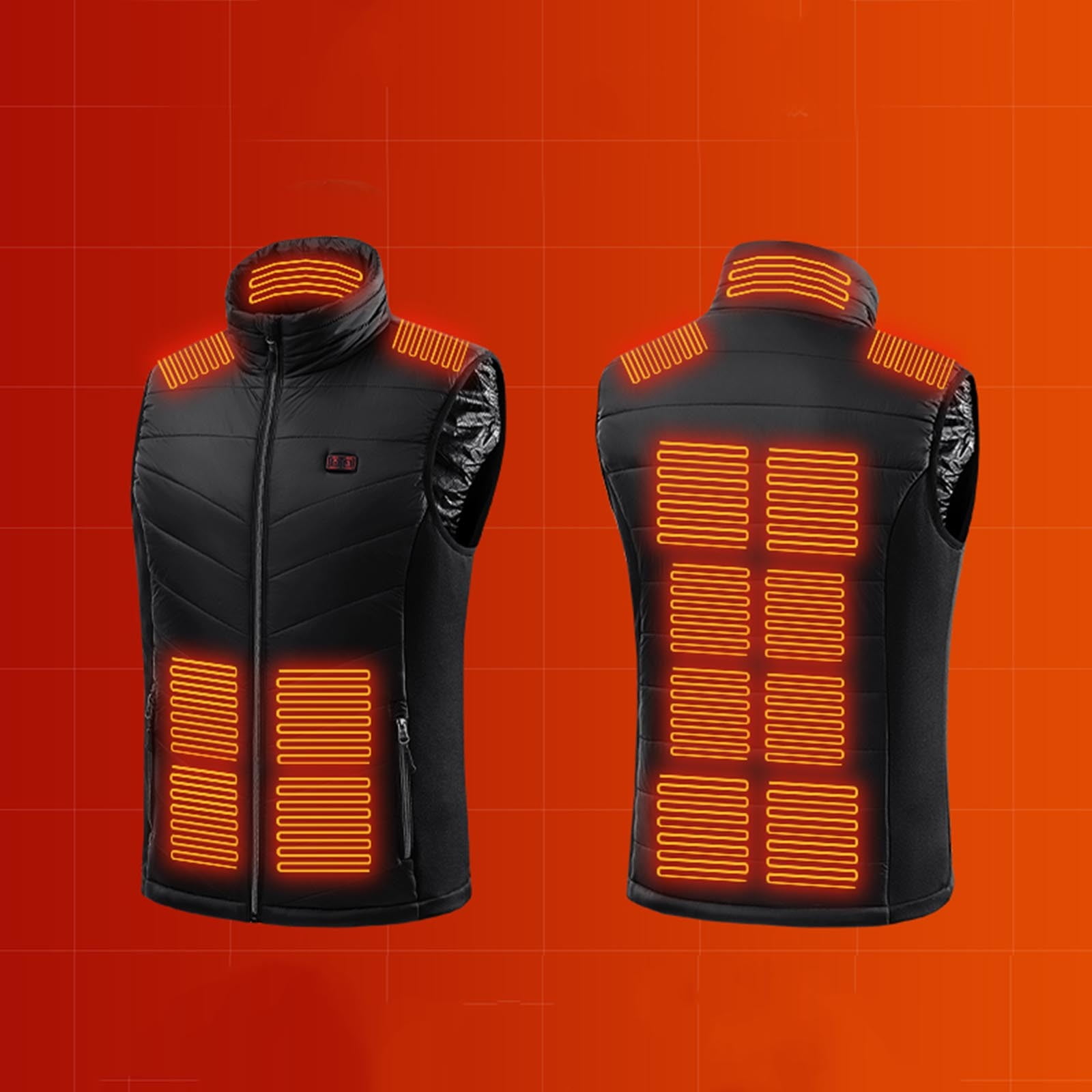 Heated Vest Unisex Heated Clothing Lightweight USB Heated Jacket 3 ...