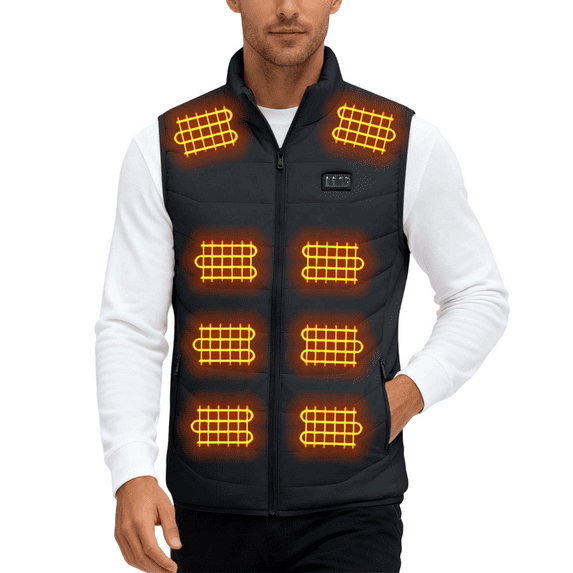 Heated Vest Warming Winter Wear Smart Thermal Warmer Jacket With ...