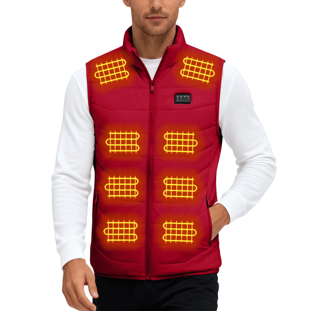 Heated Vest Warming Winter Wear Smart Thermal Warmer Jacket With ...