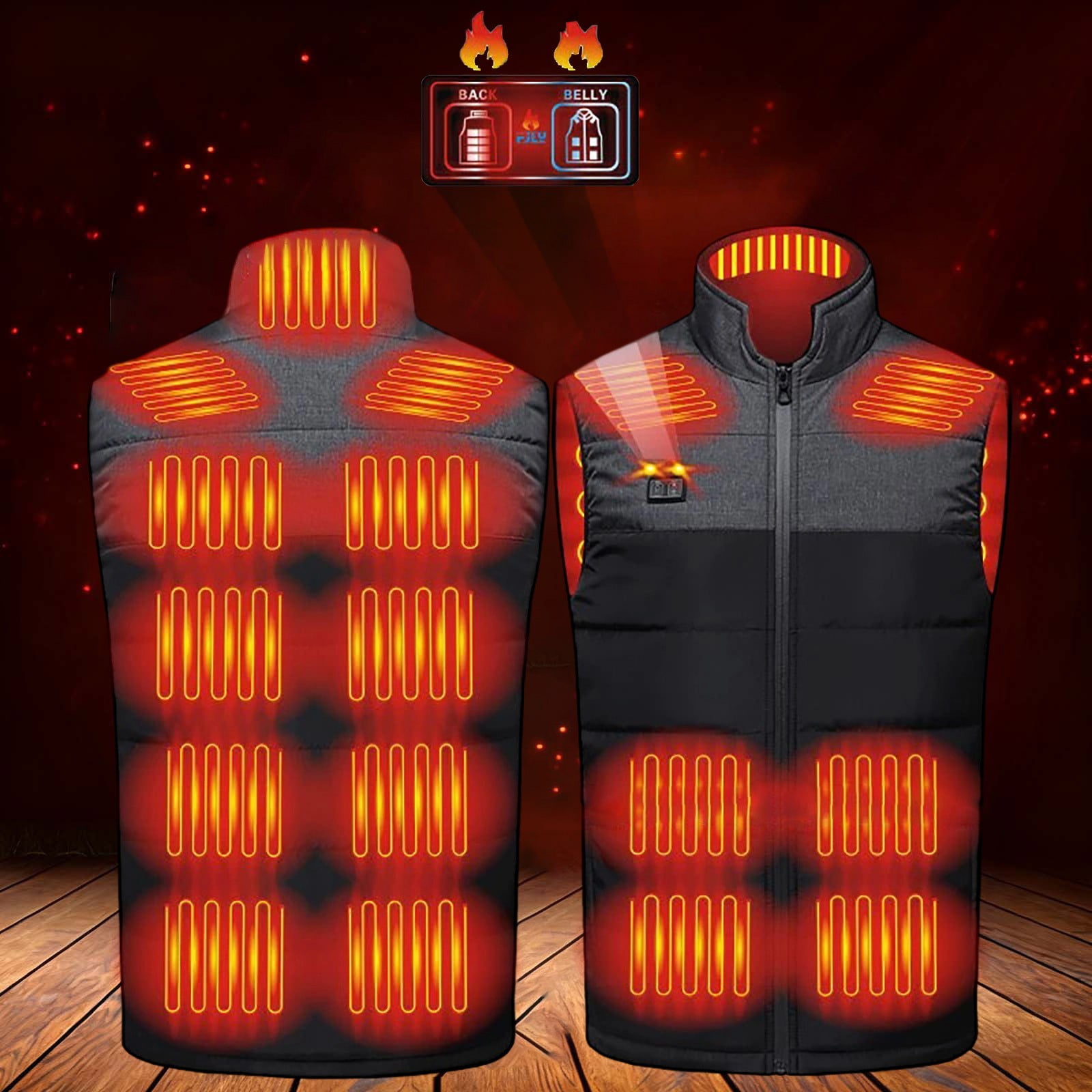 Heated Vest for Women USB Powered Warming Vests Women Battery not ...