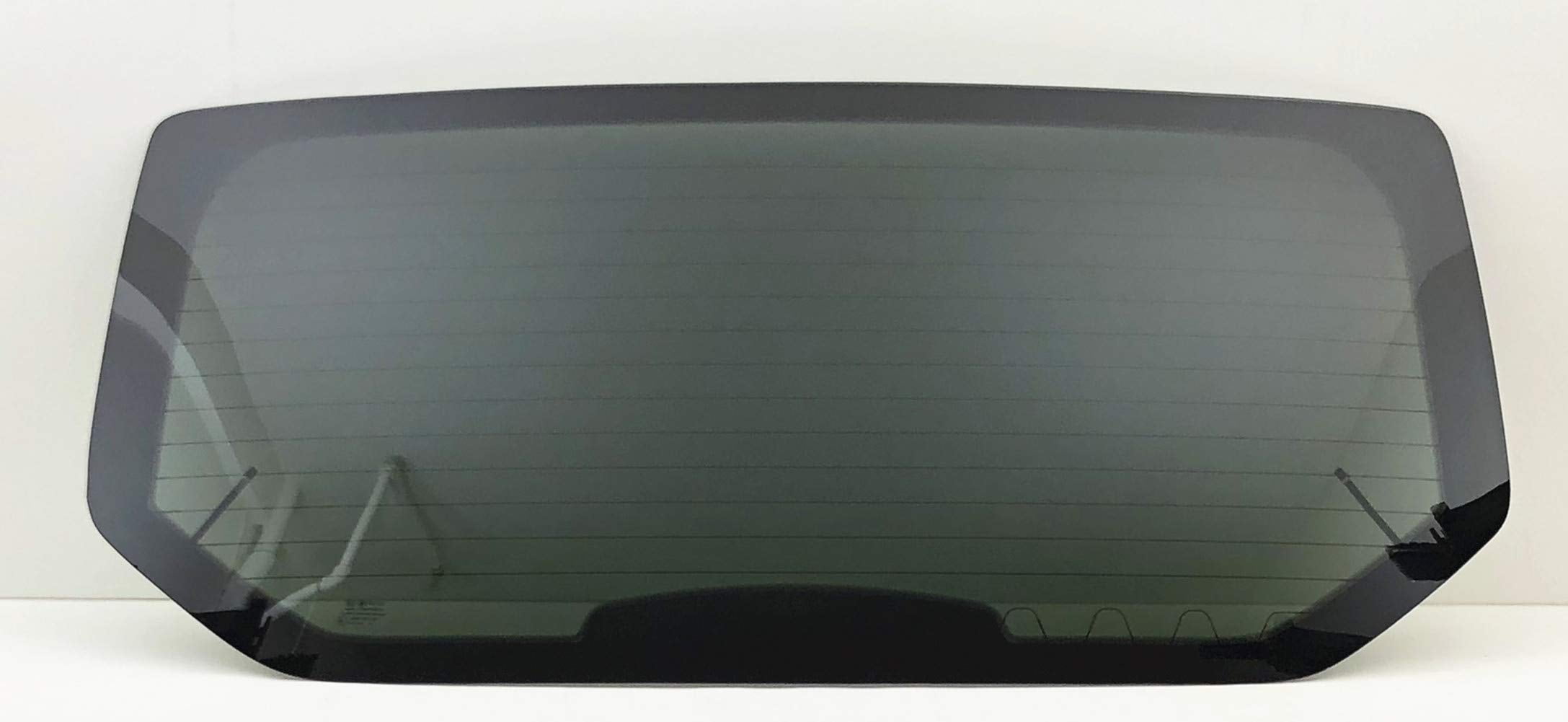 Heated W/O Wiper Hole Style Back Window Back Glass Compatible with Ford ...