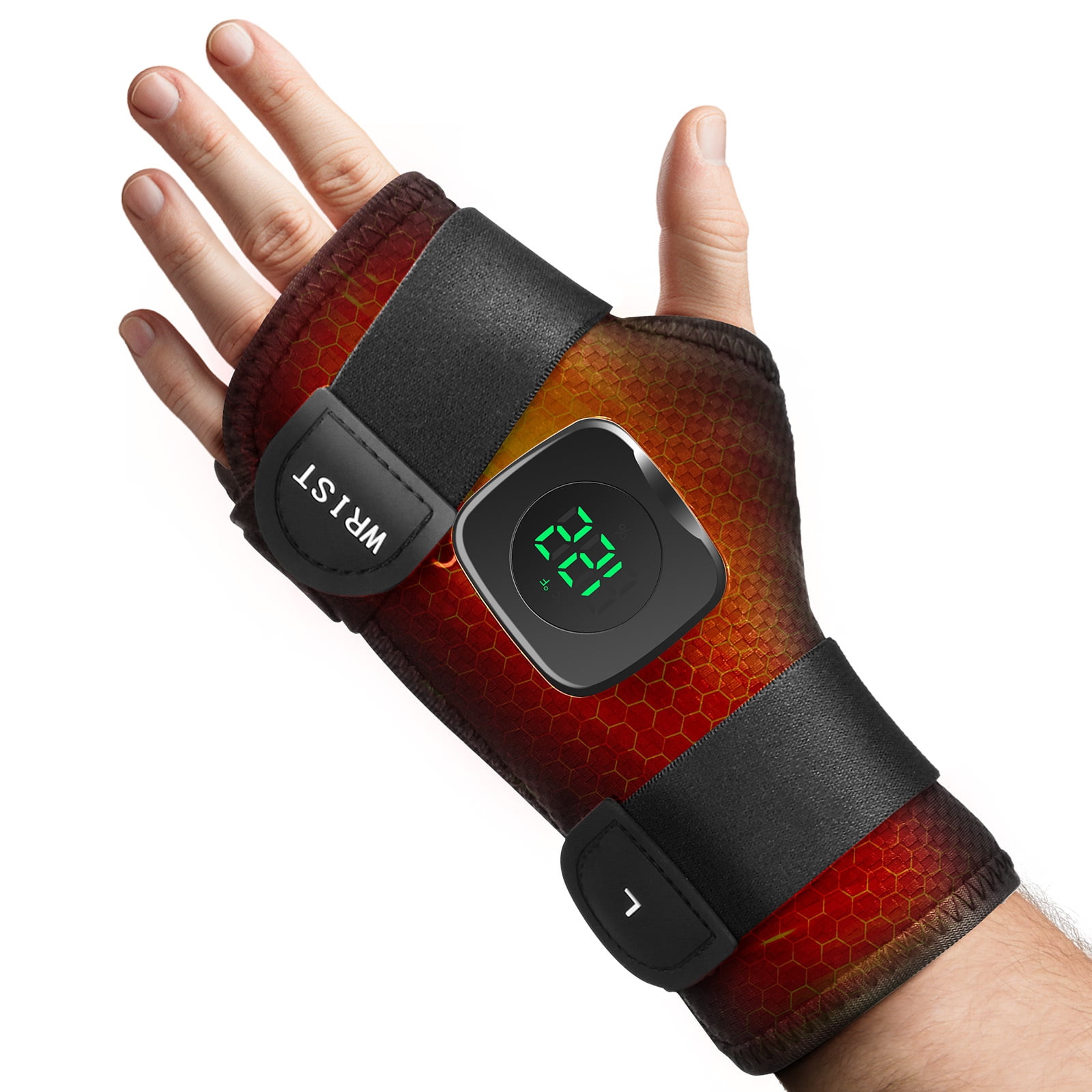 Heated Wrist Wrap Cordless, Hand Heating Pad, 3 Level Heated ...