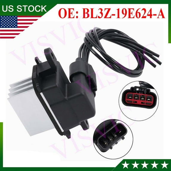 Heater Fan AC Blower Motor Resistor Control Module HVAC For Ford F150 ...