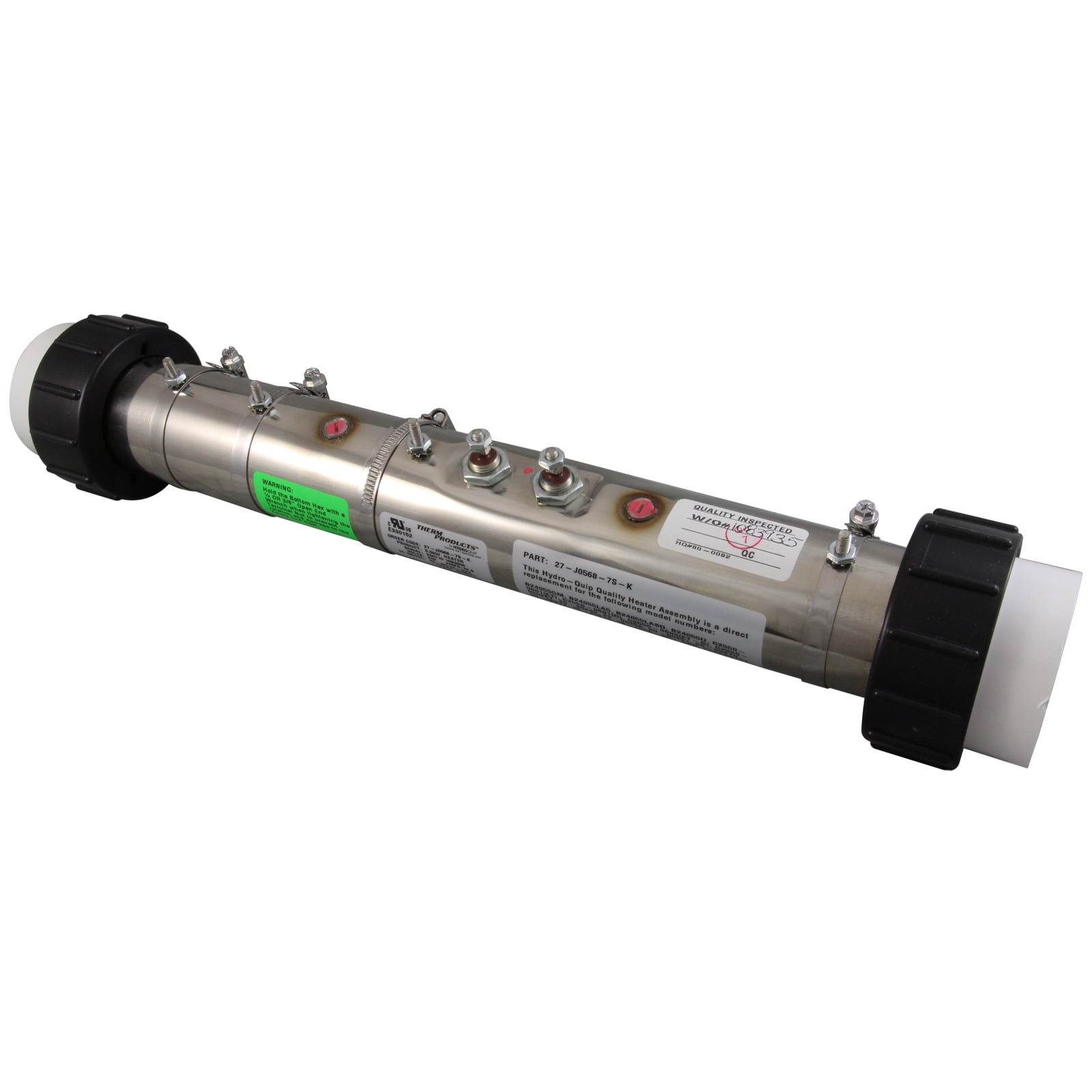 Heater, FloThru, Gecko Universal, 2"x15", 5.5kW, w/o Sensors, Gen ...