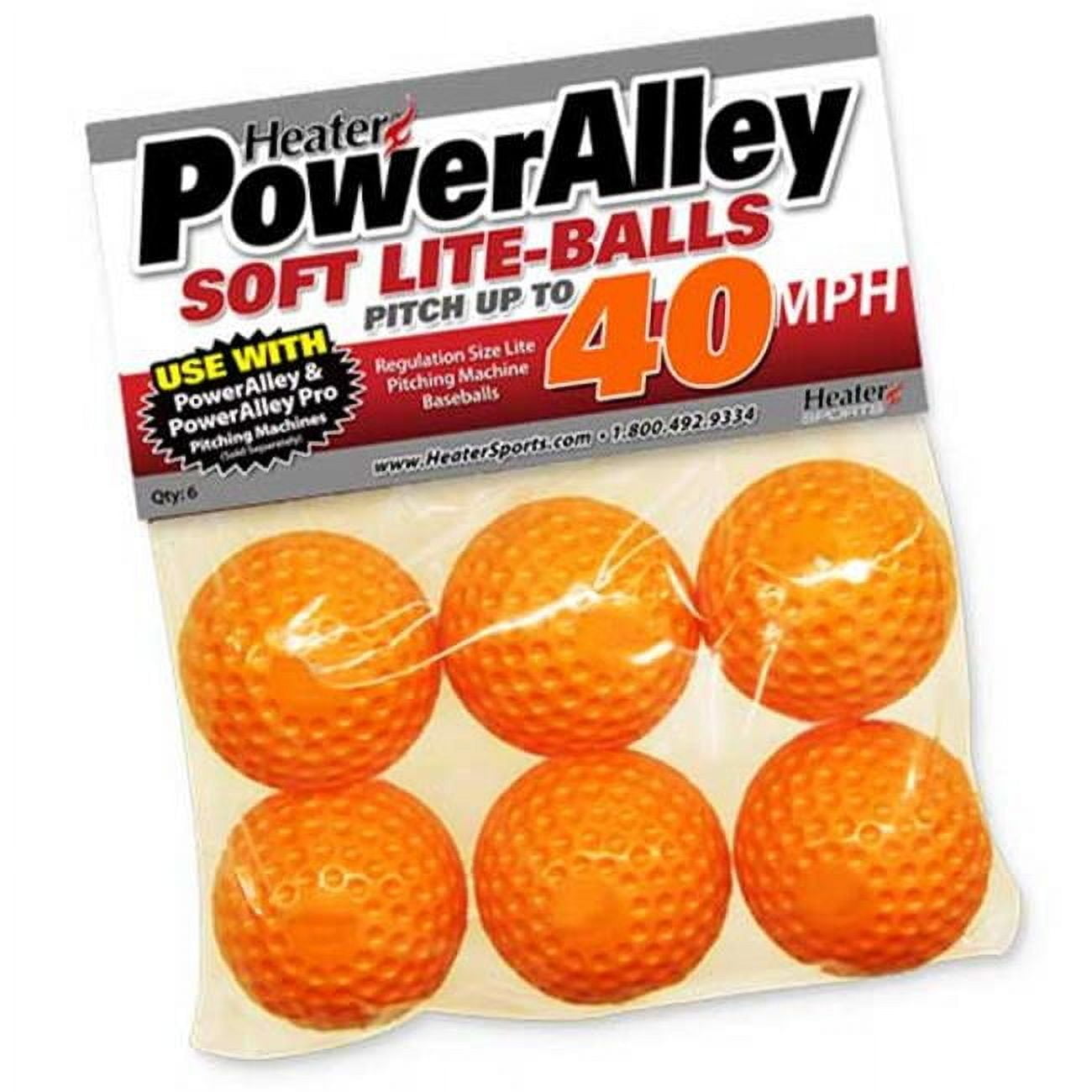 Heater Poweralley Orange 40M ph-liteballs, 6 Pack - Walmart.com