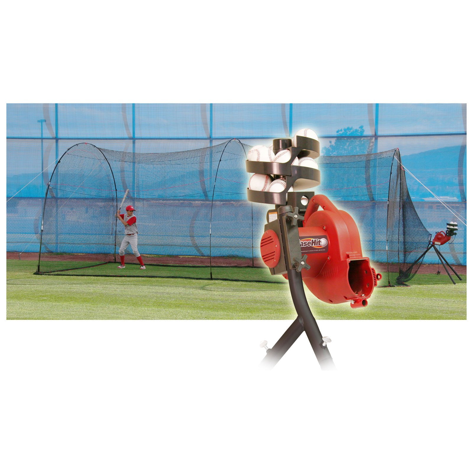 Heater Sports BaseHit & PowerAlley 22' Cage - Walmart.com