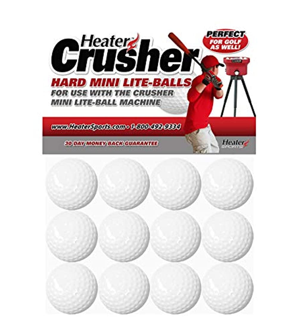Heater Sports Mini Poly Baseballs, Pack of 24, Golf Ball Size ...