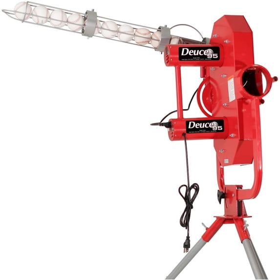 Heater Sports Deuce 2 Wheel Baseball Pitching Machine, 95 MPH with Auto ...