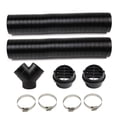 Heater Vent, Parking Heater Y-shaped 75mm Air Car Parking Heater Pipe ...