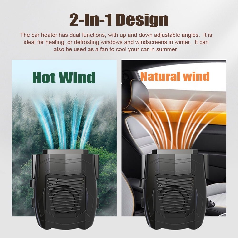 Heater,Windshield Defroster Fan Head Heater Car Defroster 2 Defroster ...