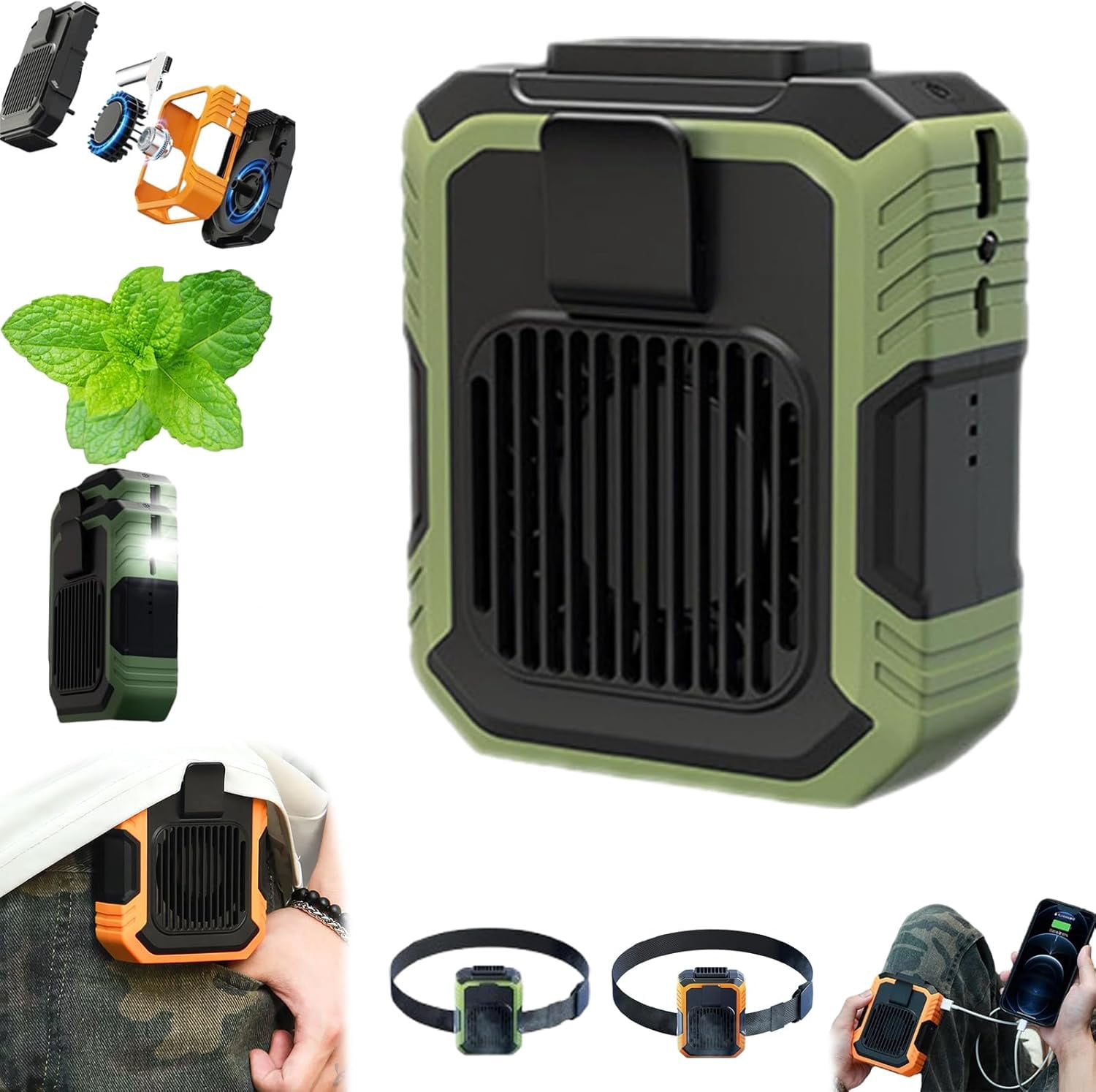 Heatguard, Heat Guard Fan, Duty Cooler Work Fan Clip On, Wearable ...