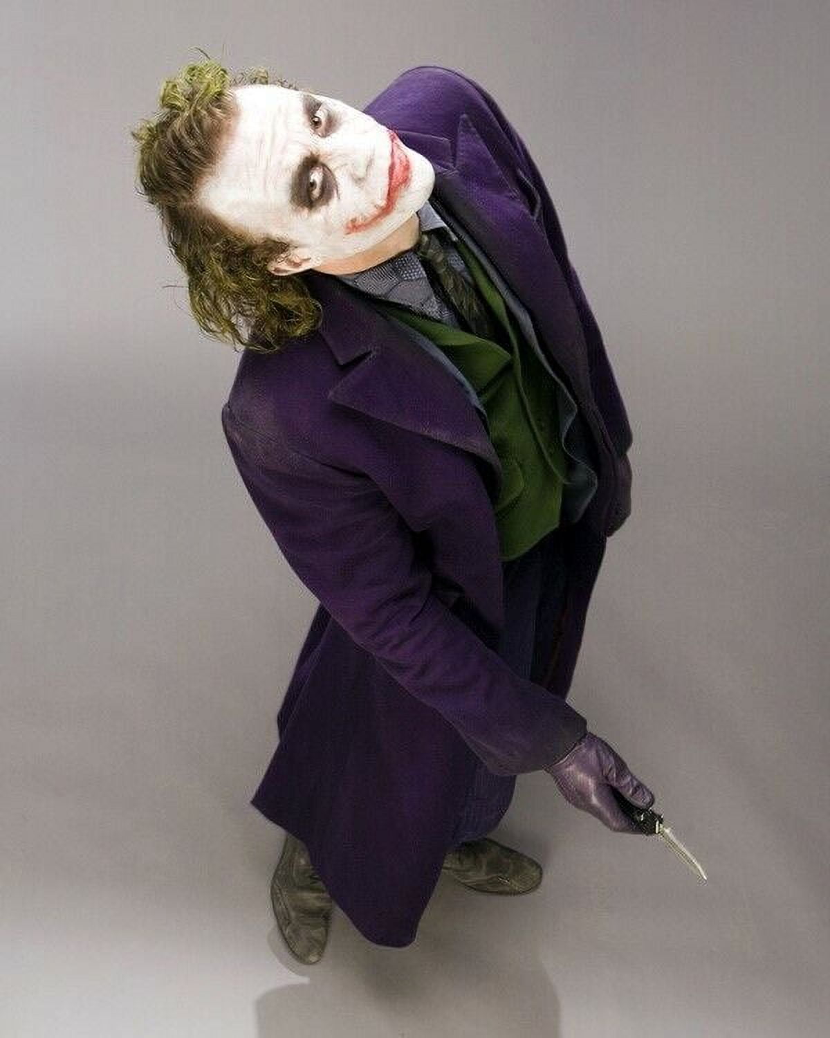 Heath Ledger full length scary pose as The Joker The Dark Knight 8x10 ...