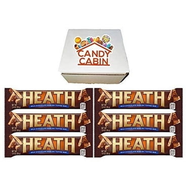 HEATH Milk Chocolate English Toffee Candy Bars, 1.4 oz, Bulk Pack (18 ...